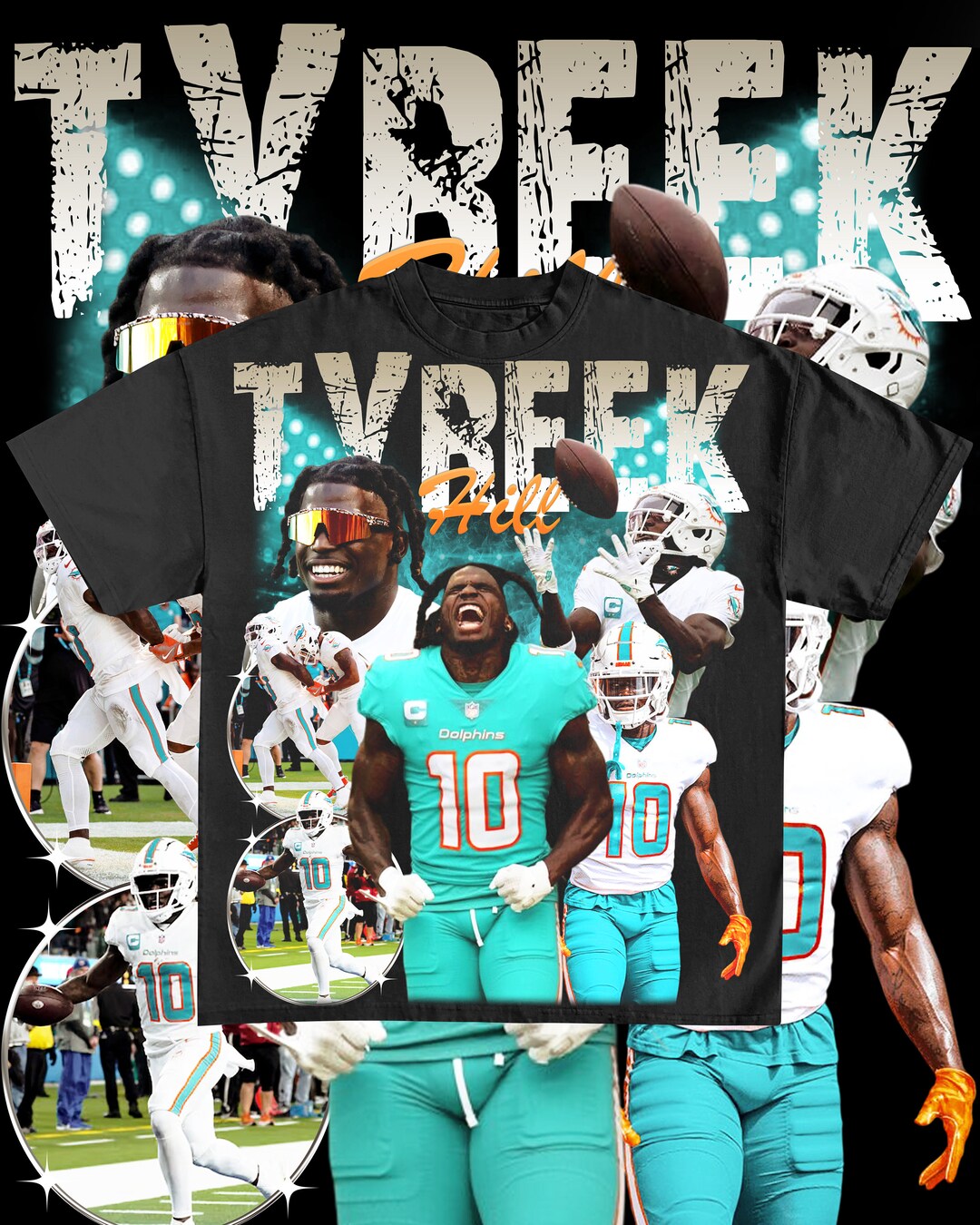 Tyreek Hill PNG Digital Download High-resolution Sports Art Printable ...