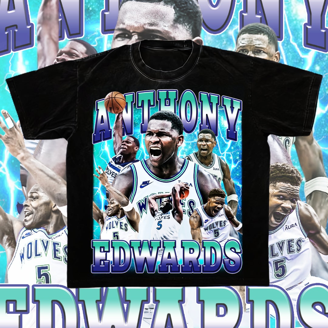 Anthony Edwards PNG Digital Download, Basketball Graphic Tees ...
