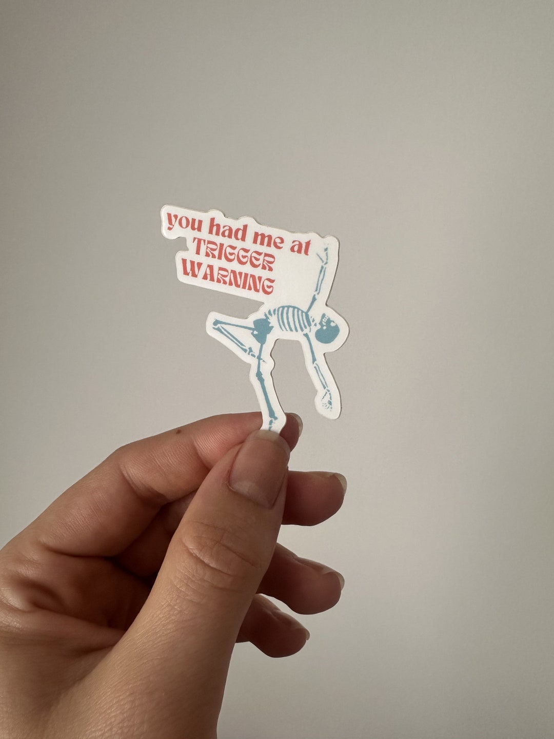 Trigger Warning Sticker, Smut Reader, Bookish Sticker, Book Lover Gift ...