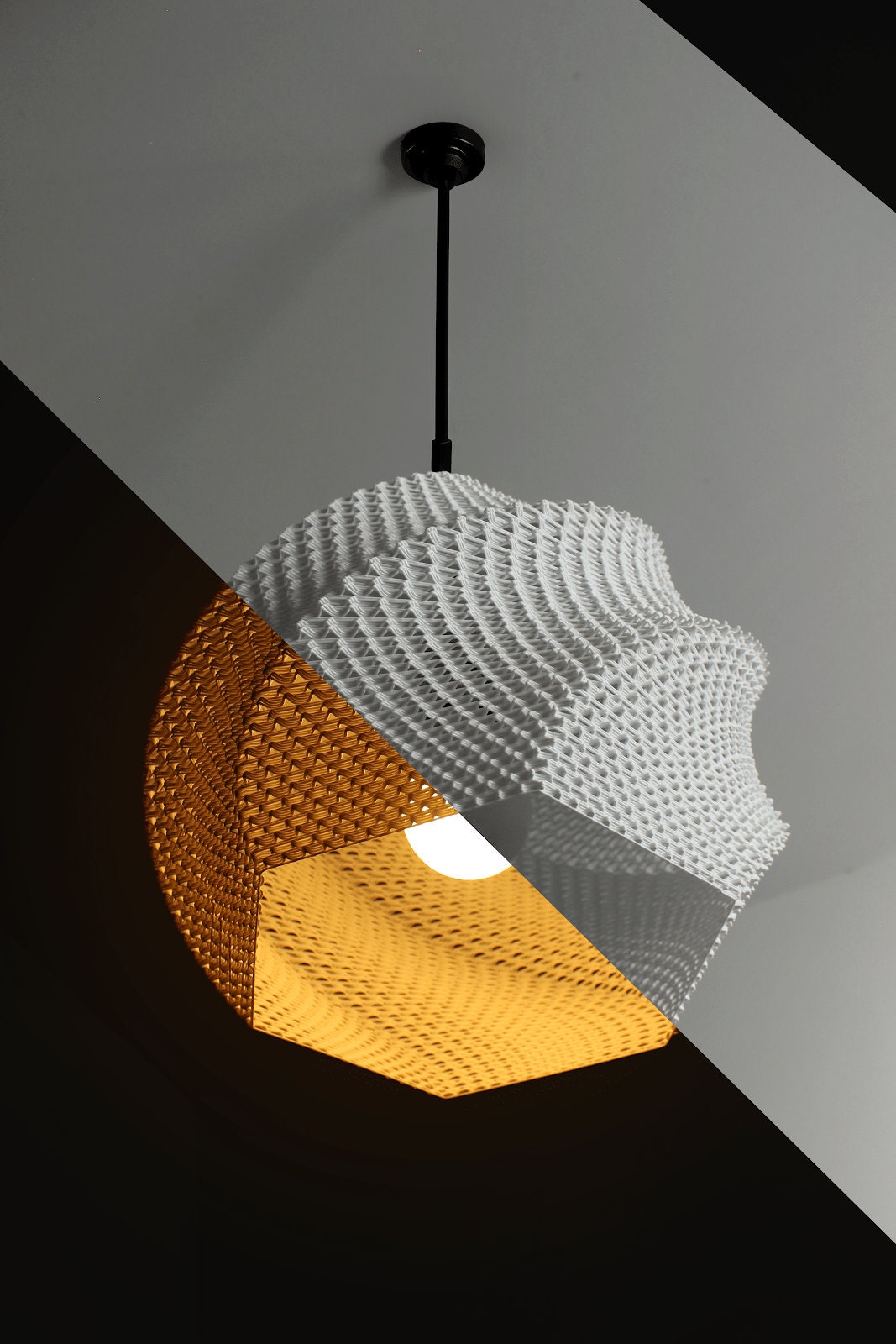 3D Printed Lamp-shade SOFIA - Etsy