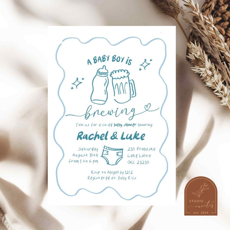 Beer Baby Shower - Etsy