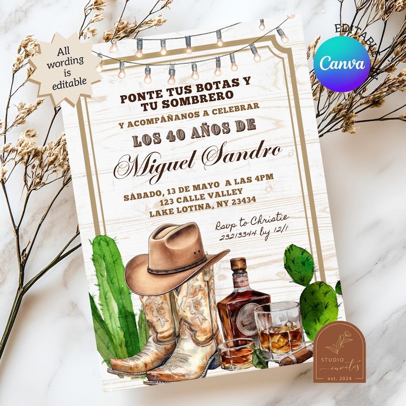 Western Male Birthday - Etsy