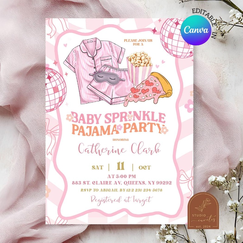 Baby Sprinkle Sleepover - Etsy