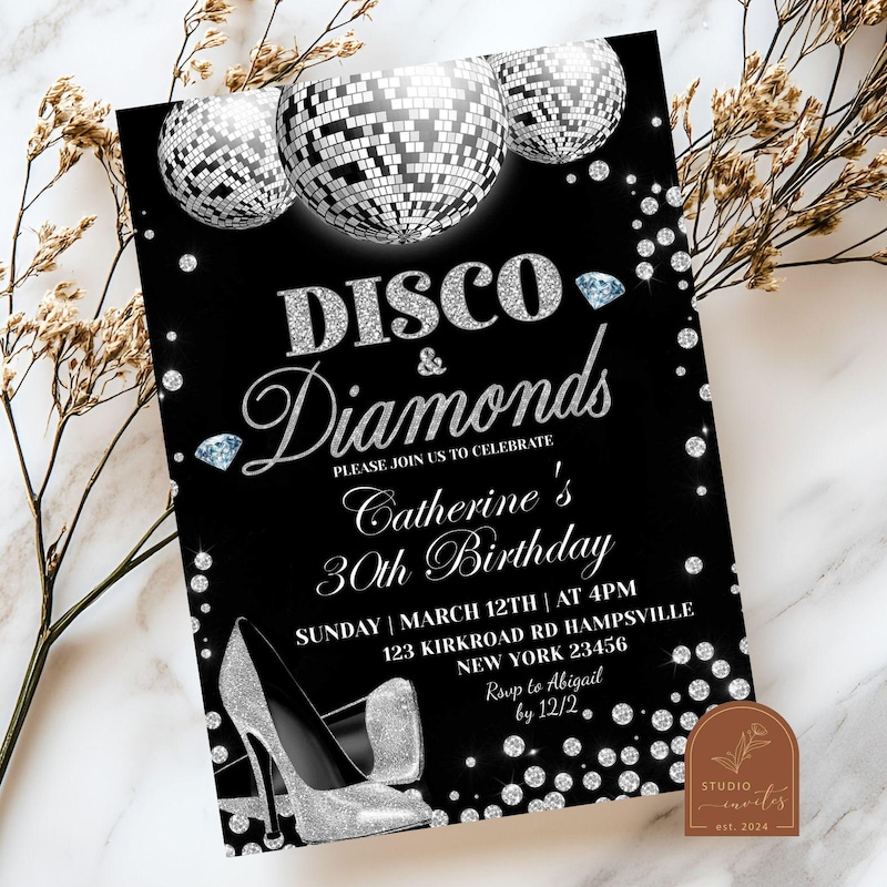 Diamonds and Disco Theme - Etsy UK