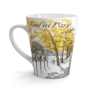 Parisian Latte Mug, Cozy Morning Coffee Cup, Fall Vibes, French ...