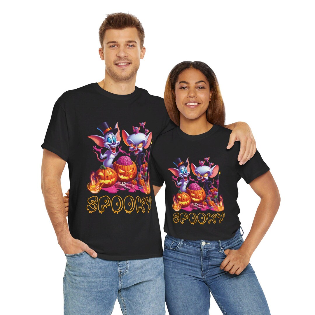 Pinky and the Brain Spooky Shirt, Halloween Shirt, Pinky and the Brain ...