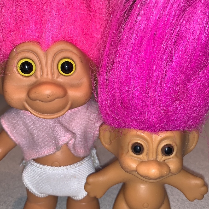 Vintage 1960s Troll Dolls - Etsy