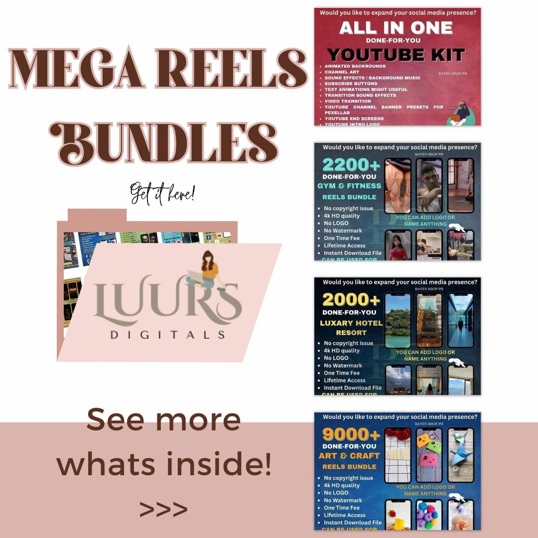 30,000 Reels Bundle, Reels Bundle Reselling, Faceless Videos, Aesthetic ...