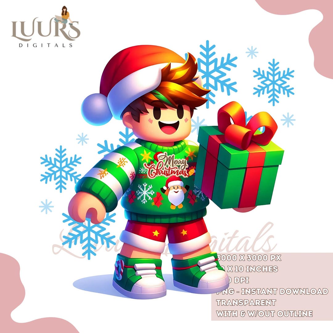 Roblox Png, Christmas Png, Roblox Svg, Boy Roblox, Christmas Boy ...