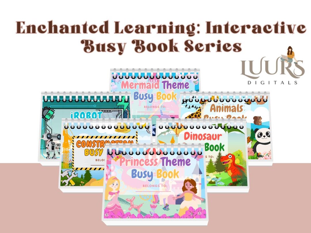 Enchanted Learning : Interactive Busy Book Series | 64 Pages | 6 Themes ...
