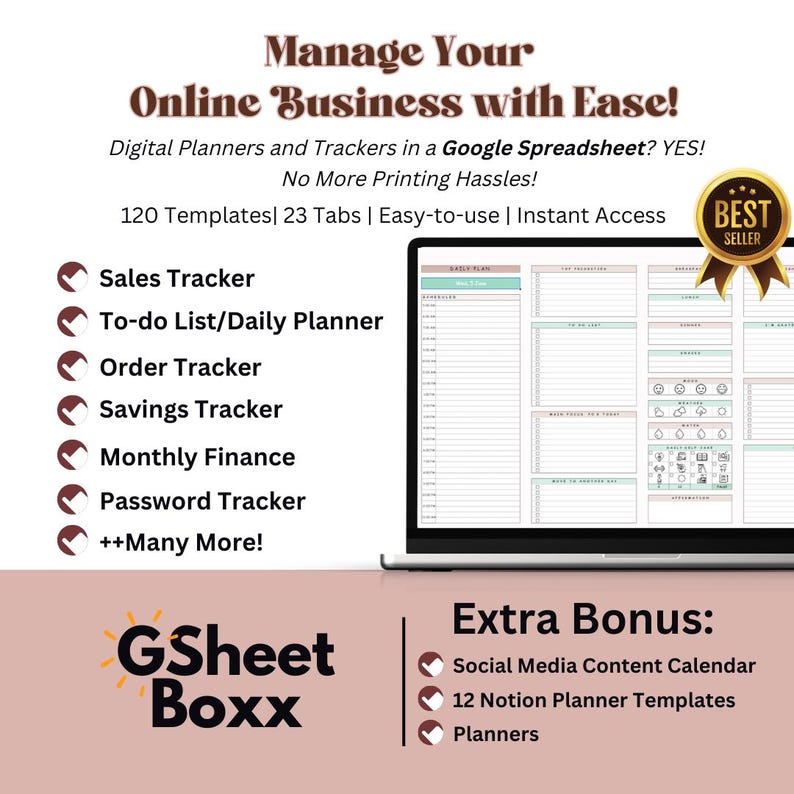 Gsheet Boxx: Ultimate Google Sheet Trackers and Planners To-do List ...