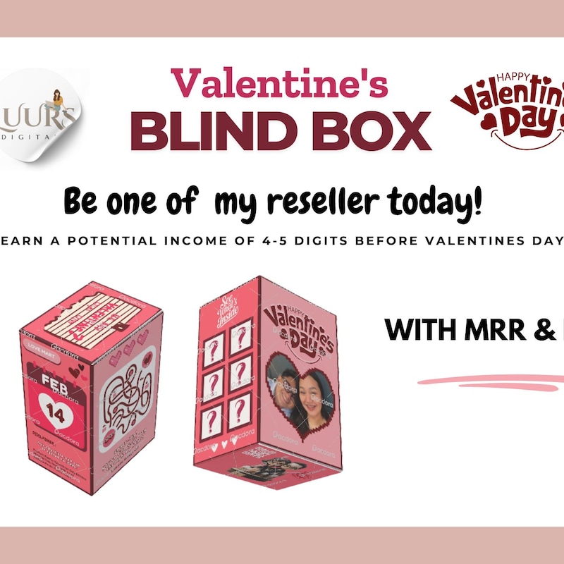 Blind Box Template - Etsy