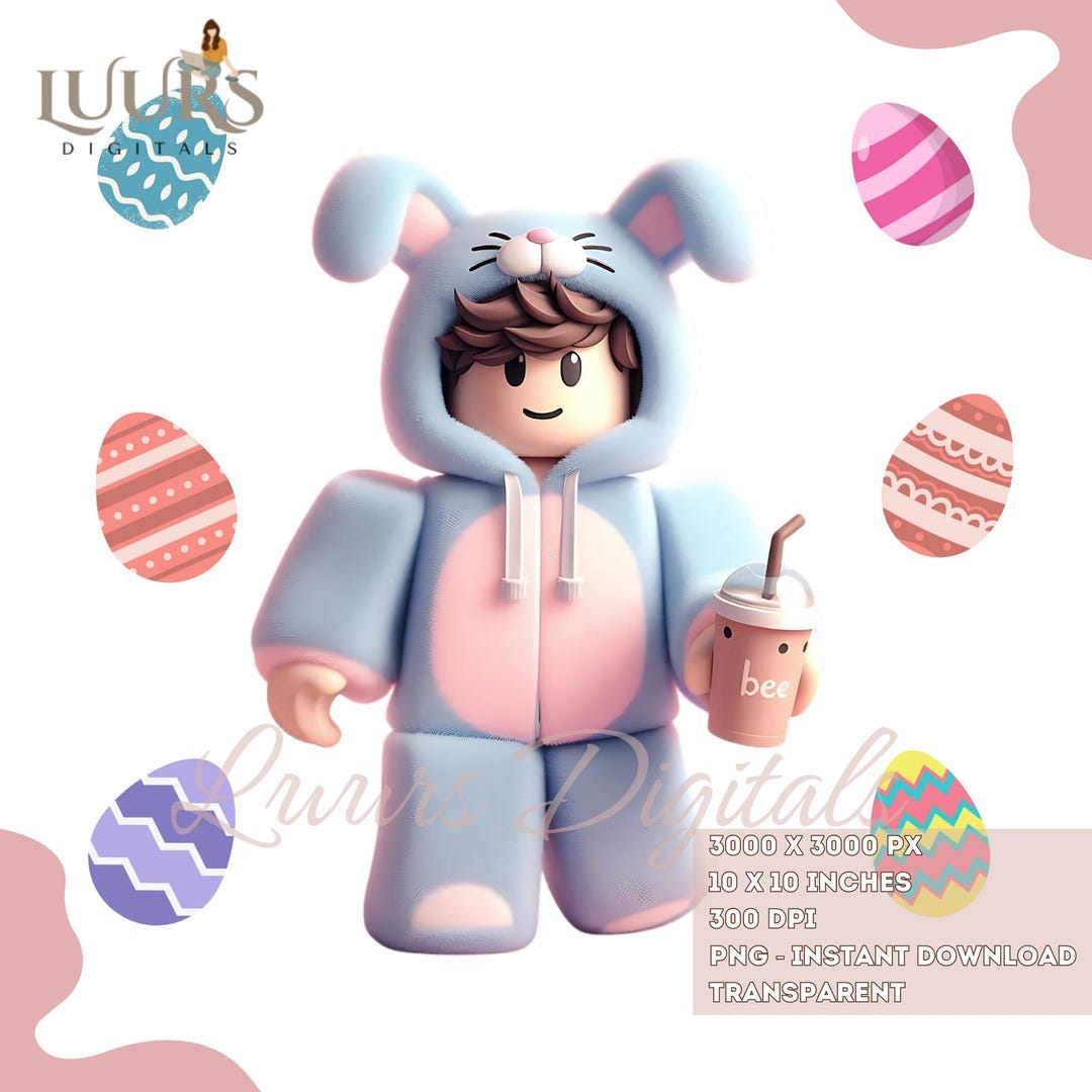 Roblox Png, Roblox Boy Png, Roblox, Easter Png, Roblox, Easter Eggs ...