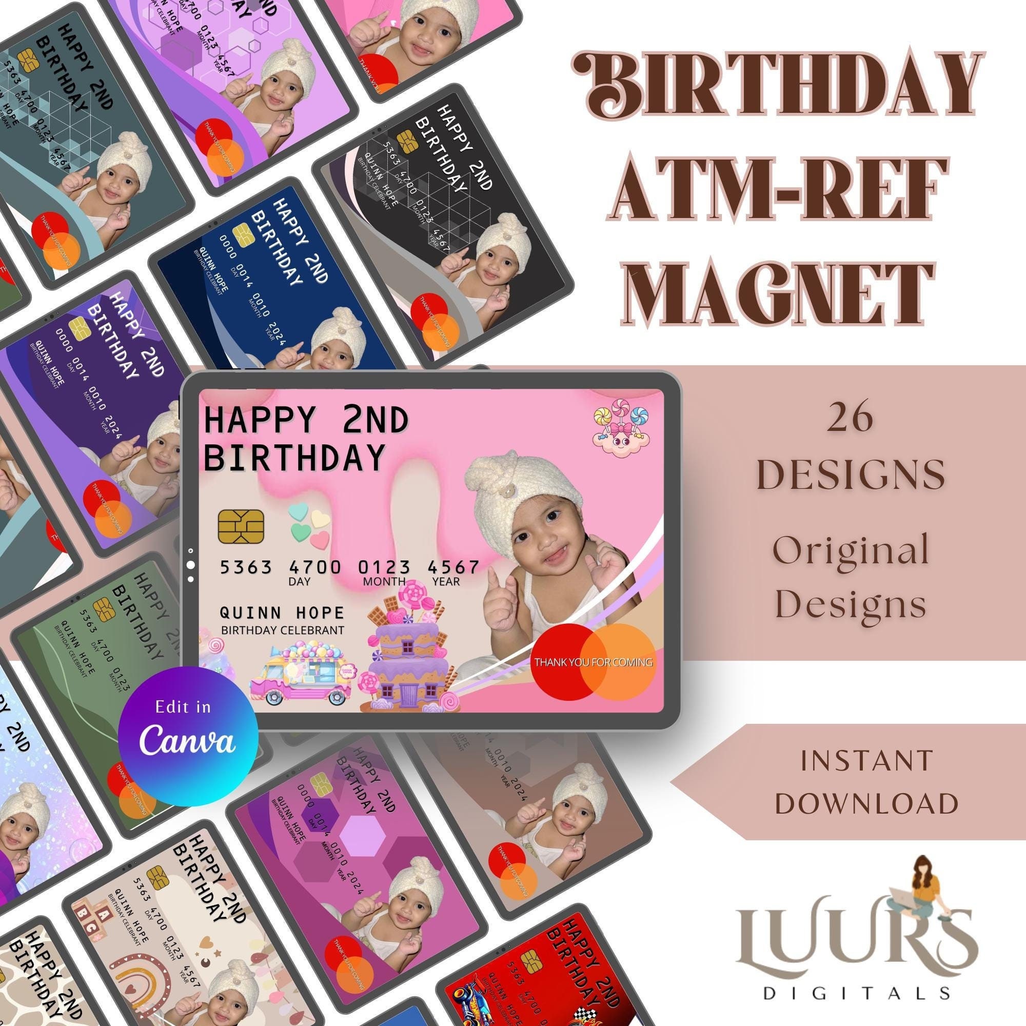 Done for You Birthday Ref Magnet Atm Inspired Unique Birthday Souvenirs ...