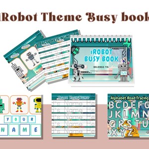 Interactive Learning Busy Book: 16 Educational Games (digital Download ...