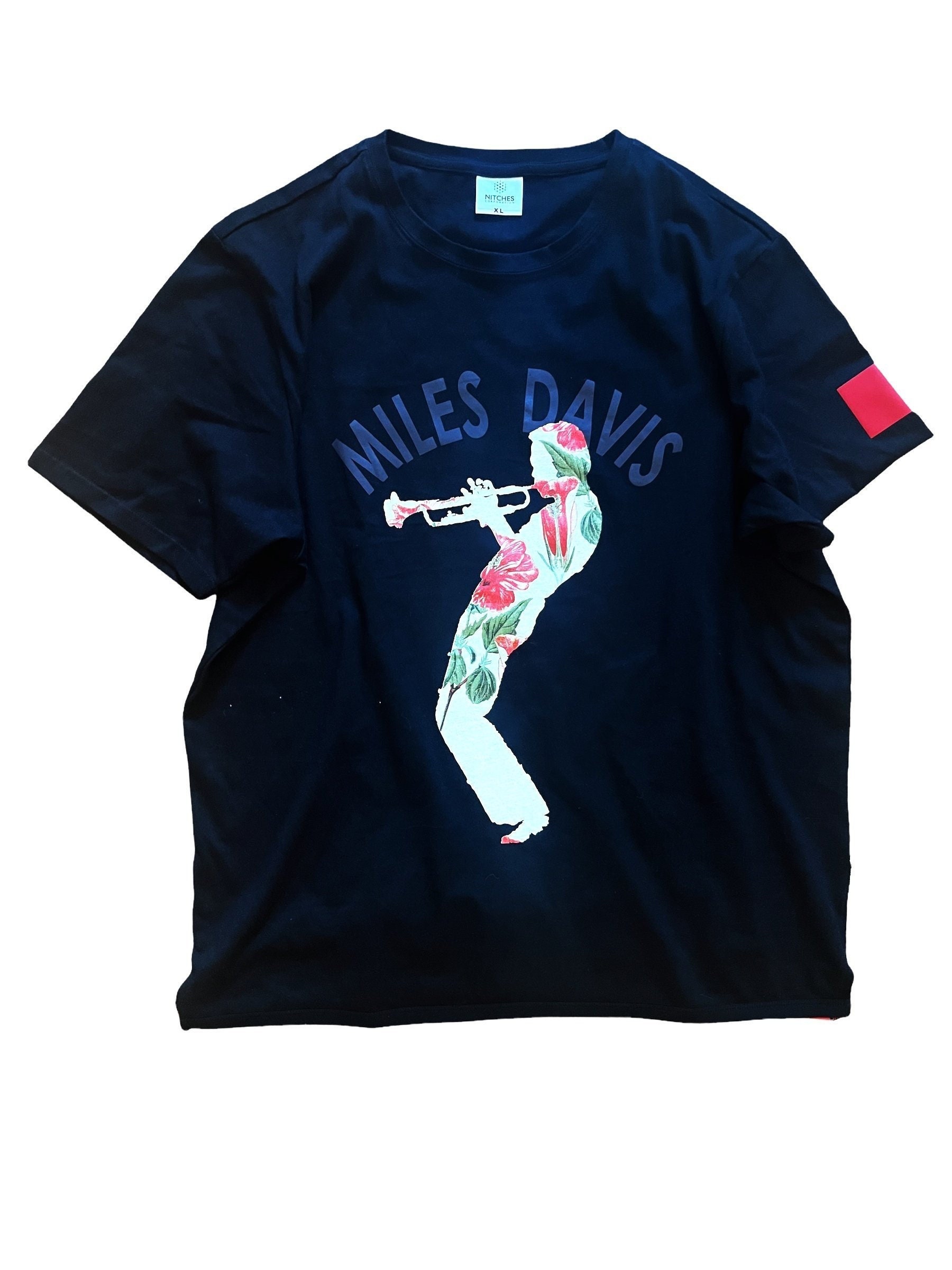 Miles Davis Flower Bed Tee / / Miles Davis Shirt | Vintage Musician Tee ...