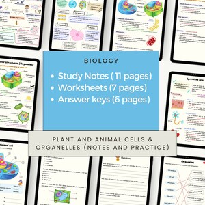 Cell Structures and Organelles I Biology Notes I GCSE I IGCSE I Short ...