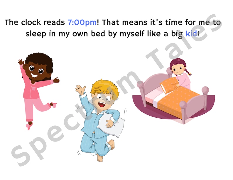 Social Story Autism Sleep Download Reward Chart Special Needs Stay in ...
