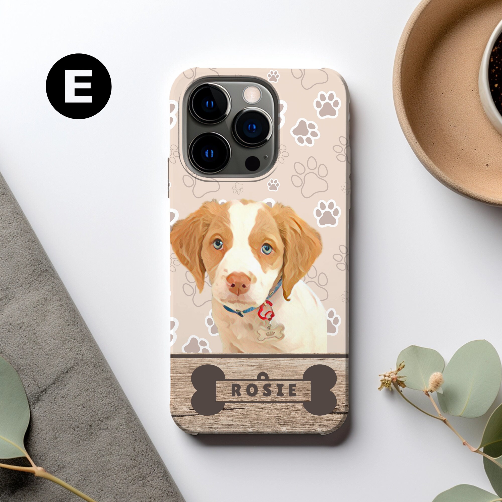 Personalized Pet Portrait, Your Pet Photo Phone Case, Dog Gift, Cat ...