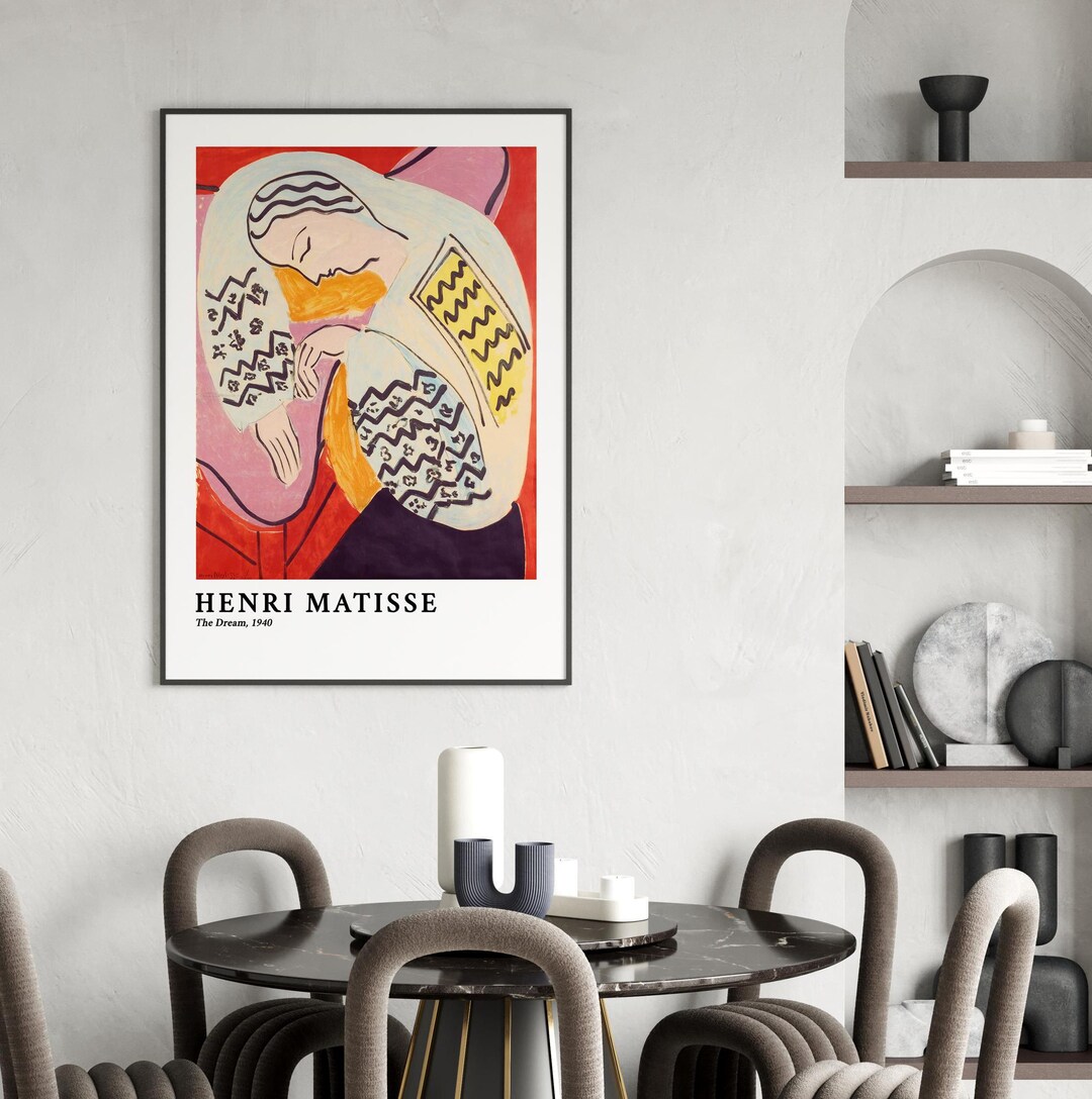The Dream by Henri Matisse | Printable Wall Art Decor | Museum Print ...