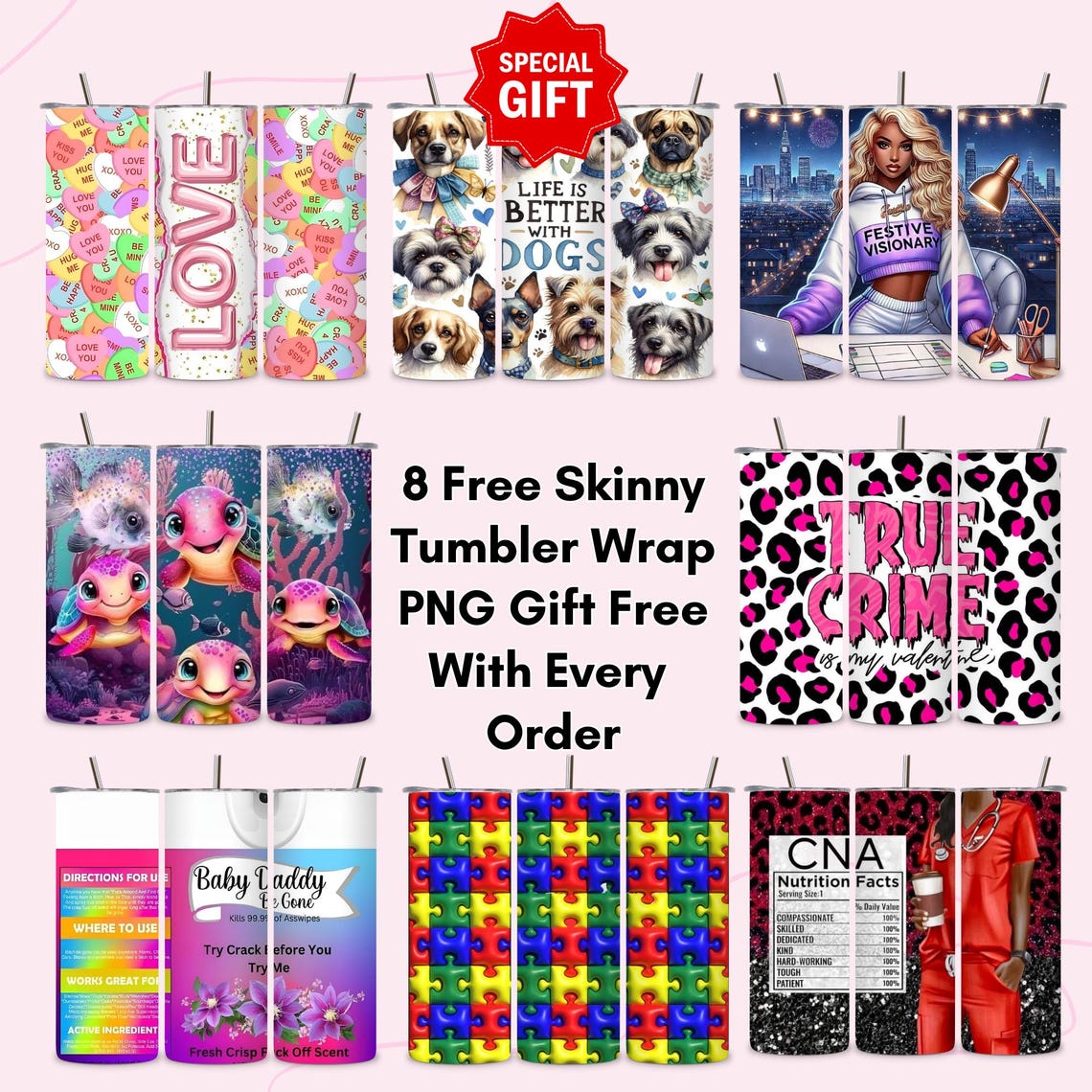 Gym Tumbler Wrap Design, Fitness Sublimation 20oz, Gym Life 3D Bundle ...