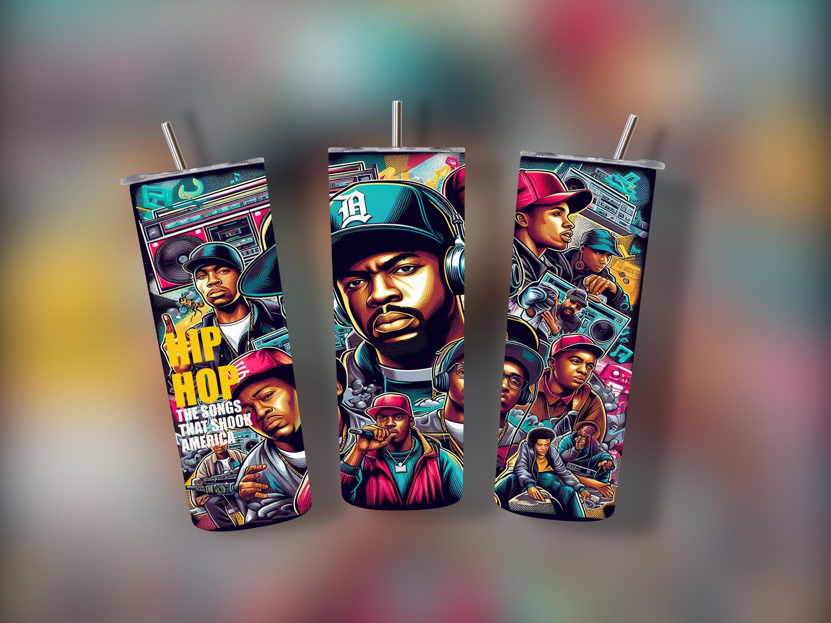 Legends of Rap 20oz Tumbler Wrap PNG, Hip Hop Icons Sublimation Design ...