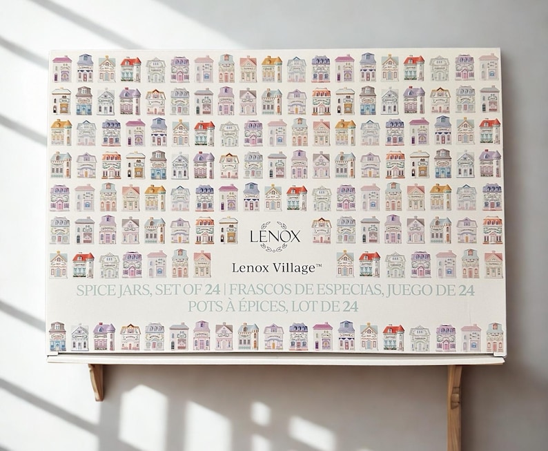 Lenox Spice Village 24 Jar Set - Rack/shelf - Butter Dish NEW N ...