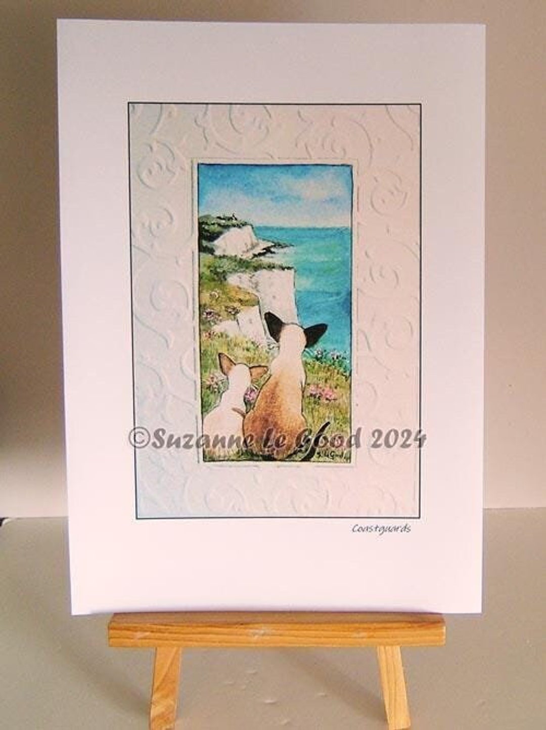 Siamese Cat Art Print Limited Edition From Original Embossed Painting ...