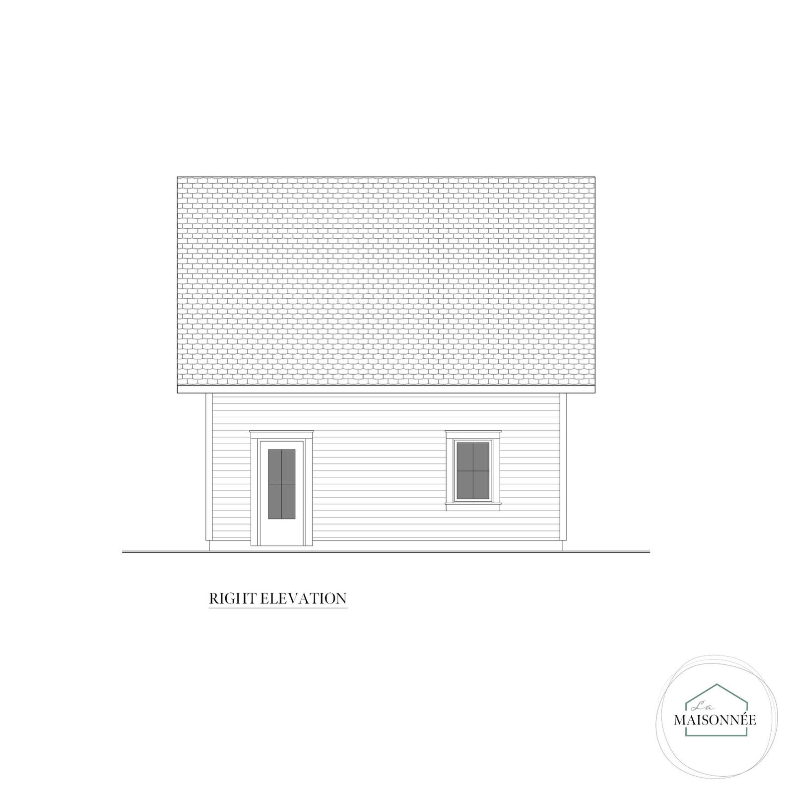 22'x22' Two-car Garage Plan With Loft (PDF) - Etsy