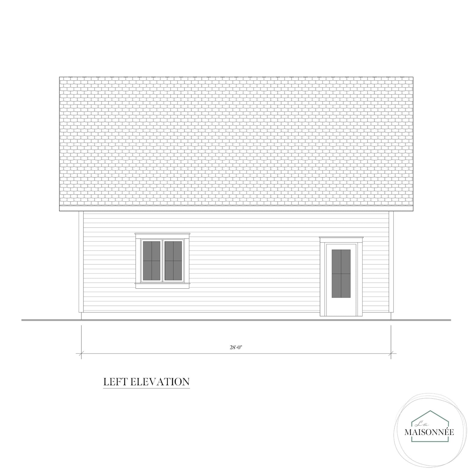 Garage Plan 24'x28' 2-car Garage Plans De Garage Floorplan Garage ...