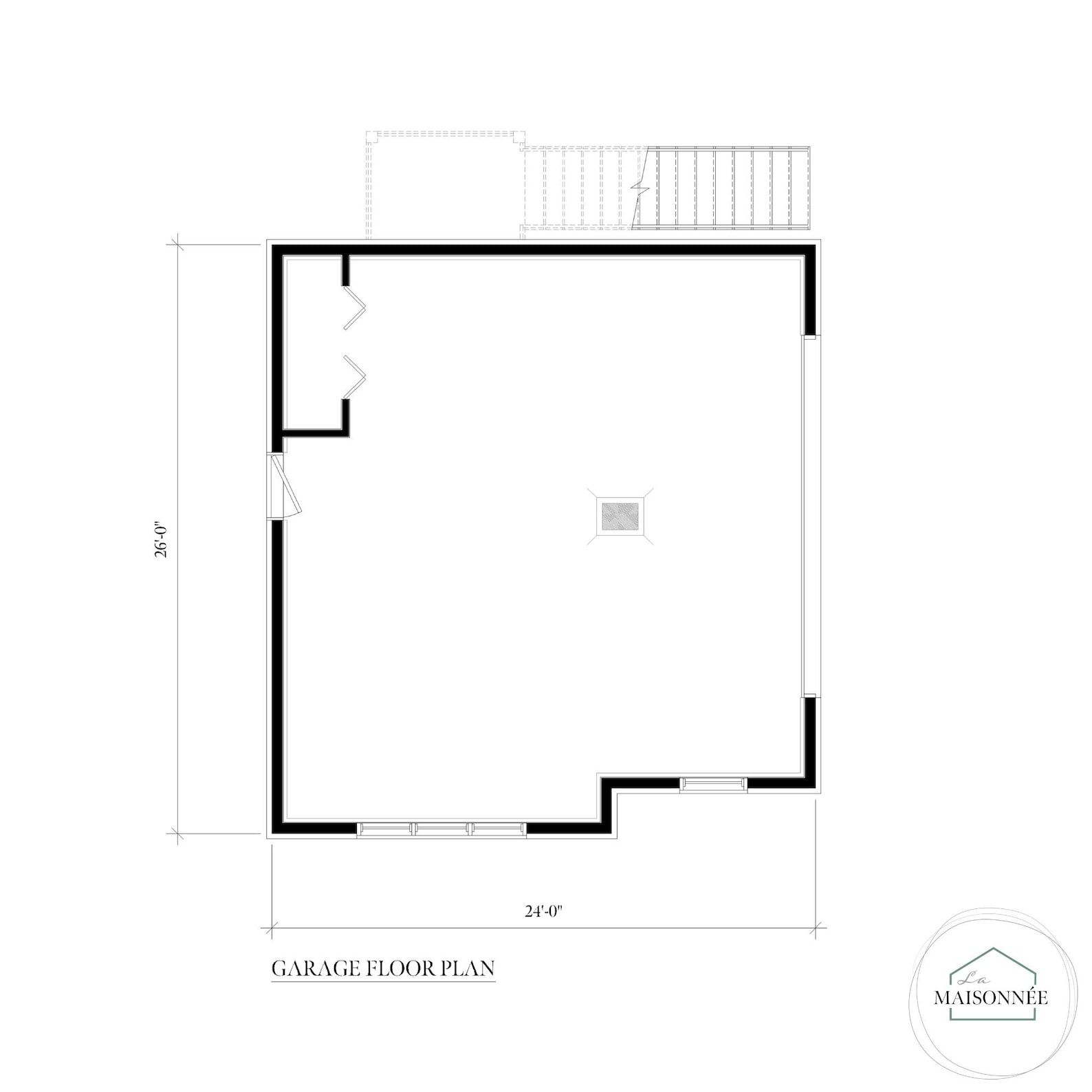 Modern ADU Garage Plan With Loft Apartment (PDF) - Etsy