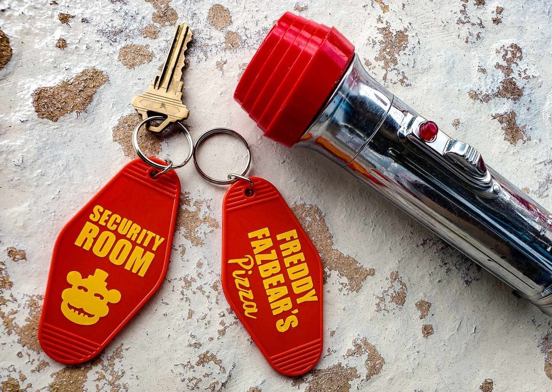 Freddy Fazbear's Pizza Motel Keychain - Etsy