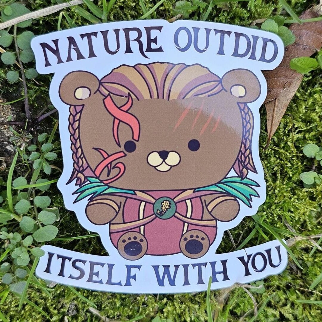 Baldur's Gate 3 Halsin Bear Sticker - Etsy