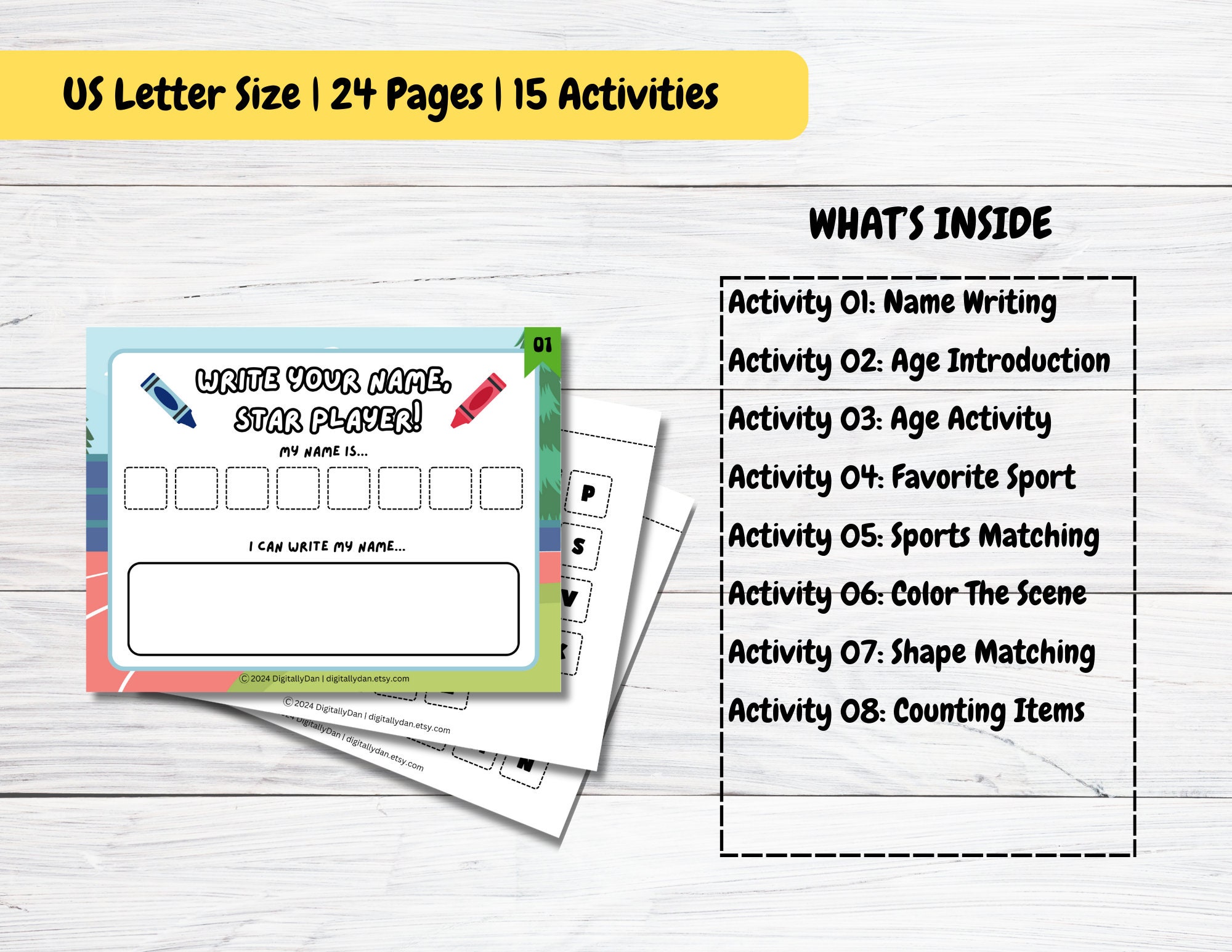 Printable Kid's Interactive Learning Book Cognitive Busy Activities ...