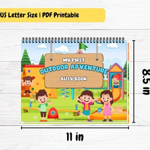 PRINTABLE Outdoor Adventure Busy Book Busy Book Printable Preschool ...
