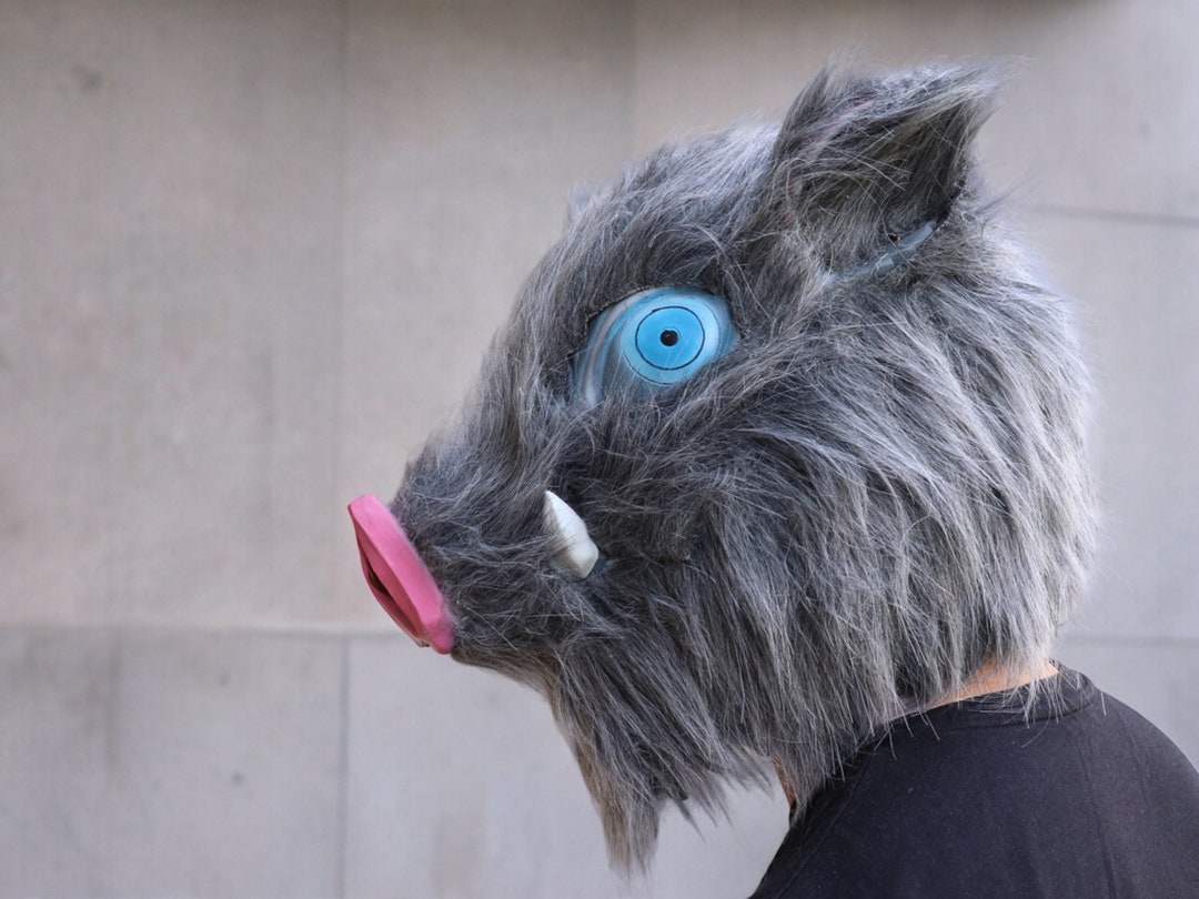 Inosuke Demon Slayer Mask, Inosuke Mask, Zenitsu, Mugen Train, Agatsuma ...