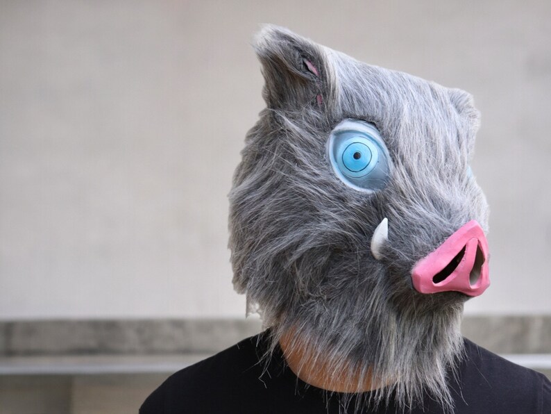 Inosuke Demon Slayer Mask, Inosuke Mask, Zenitsu, Mugen Train, Agatsuma ...