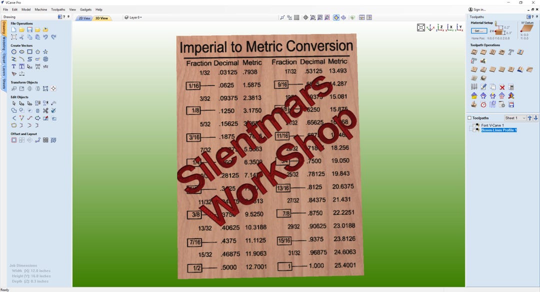 Measurement Conversion Chart | Imperial to Metric | Digital File | Svg ...