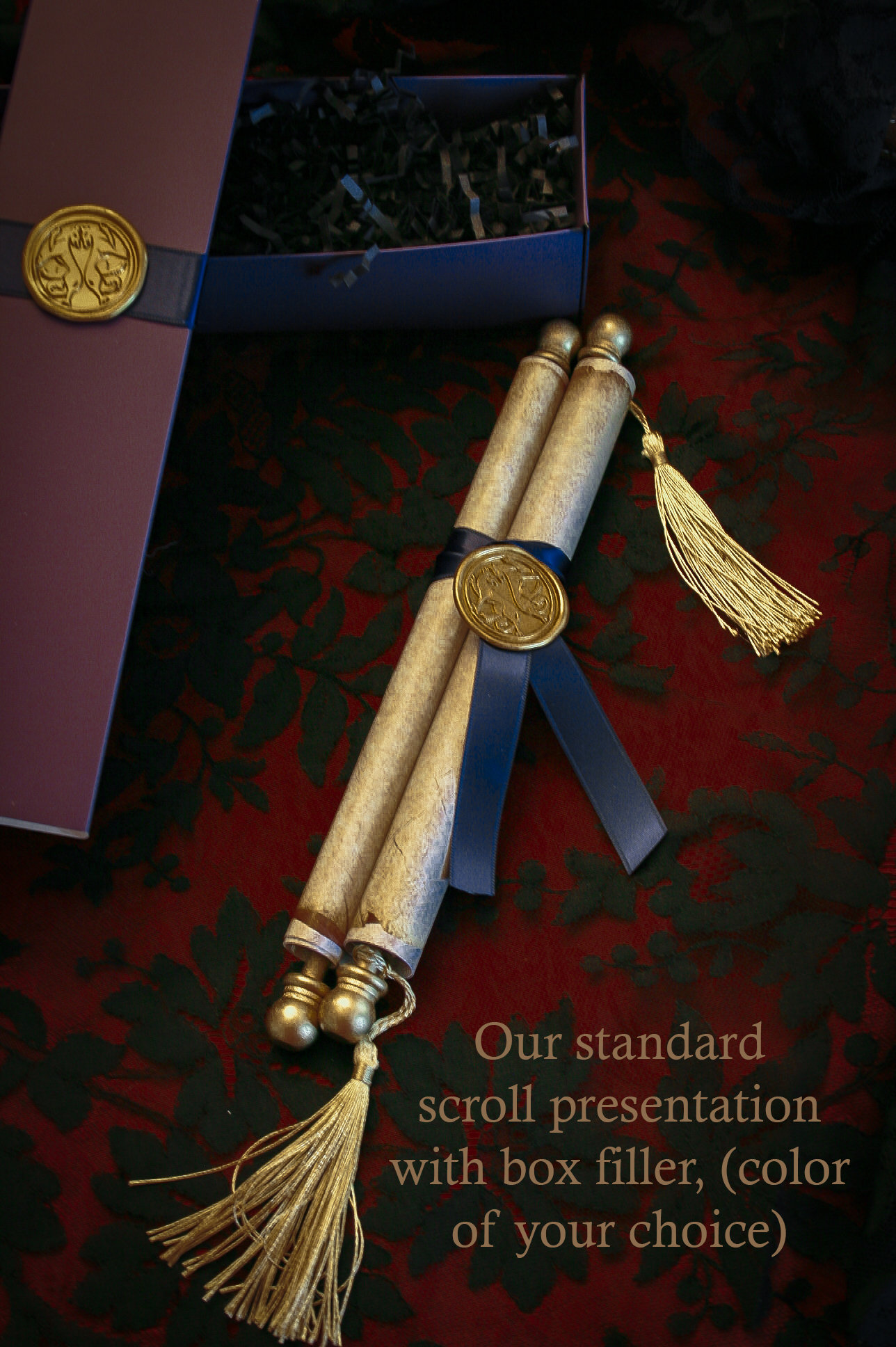 Medieval Wedding Invitation Scroll-rolled With Scroll Rods - Etsy