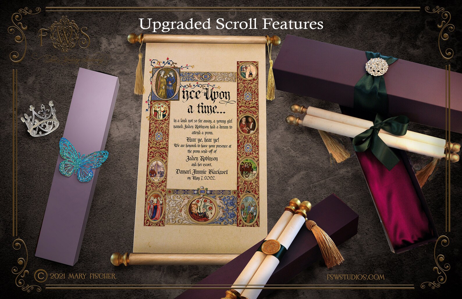 Medieval Wedding Invitation Scroll Viking Wedding Scroll - Etsy