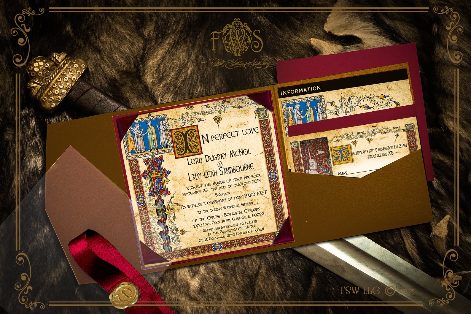 Medieval Manucript Wedding Invitation - Etsy