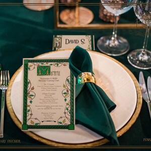 Medieval Menu Card for Wedding Receptions or Themed Events - Etsy
