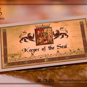 Medieval Wedding Table Place Name Cards - Etsy