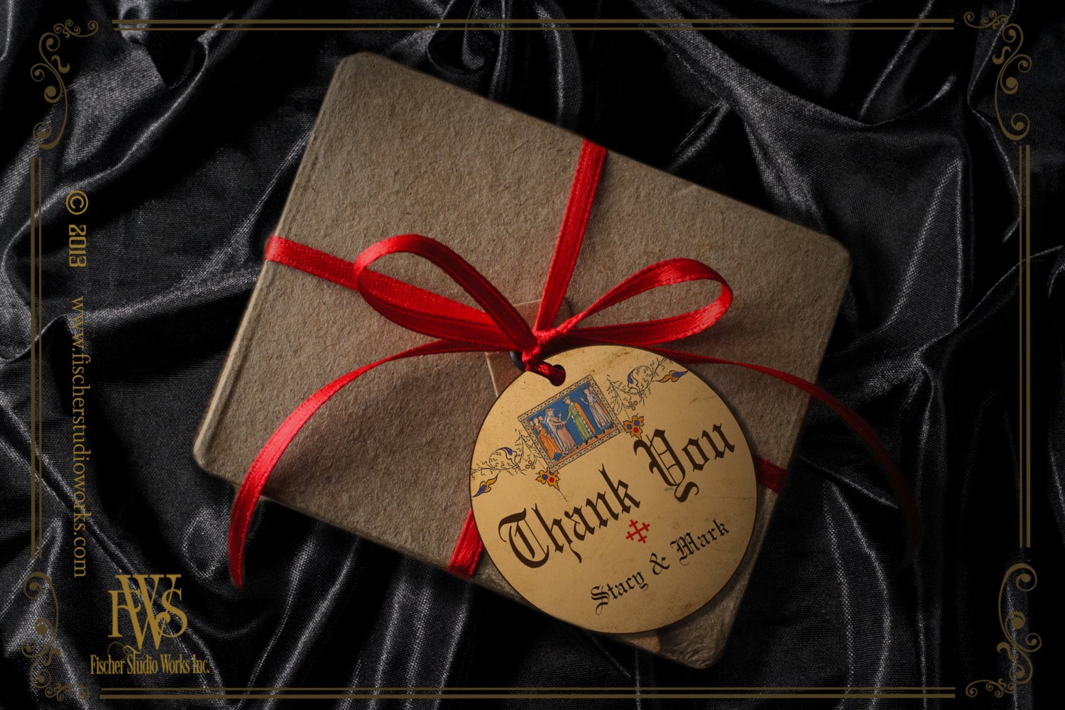 Medieval Illuminate Manuscript Style Gift Tag or Wedding Favor - Etsy