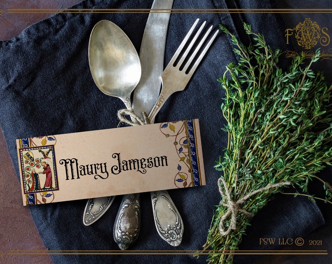 Medieval Codex Extra Large Table Menu for Weddings and Events - Etsy