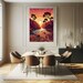 Aboriginal Art Wall Poster, Australian Dot Art. Wall Art Poster. Wall ...