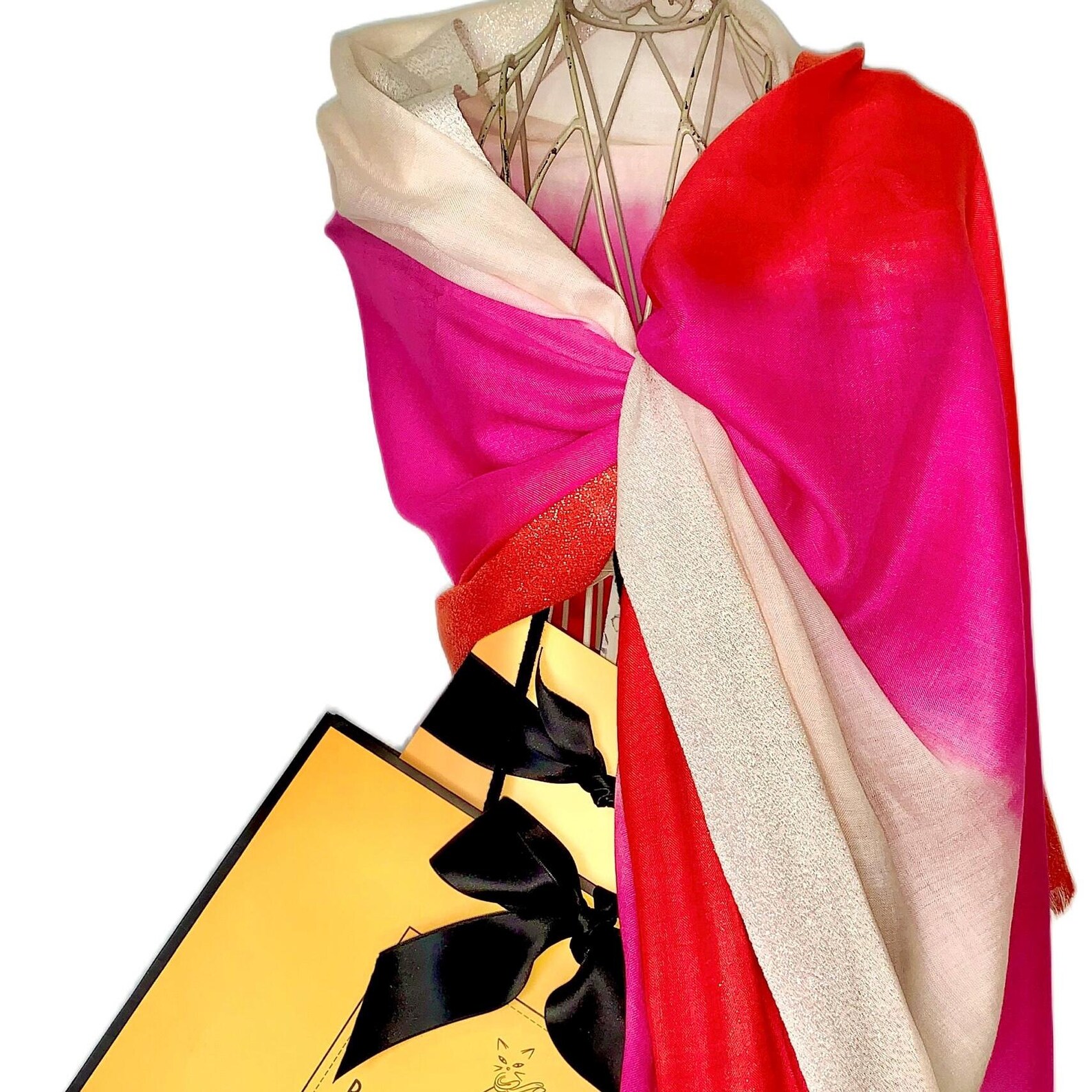 Complimentary Gift Wrapping, Fair Trade Scarf Luxury Packaging Gift Bag ...