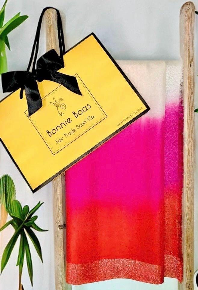 Complimentary Gift Wrapping, Fair Trade Scarf Luxury Packaging Gift Bag ...
