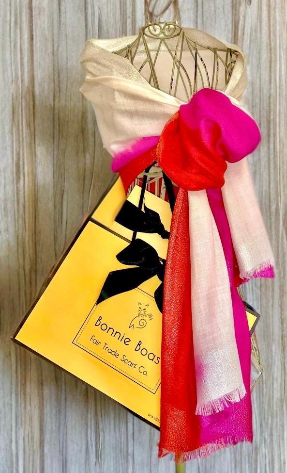 Complimentary Gift Wrapping, Fair Trade Scarf Luxury Packaging Gift Bag ...