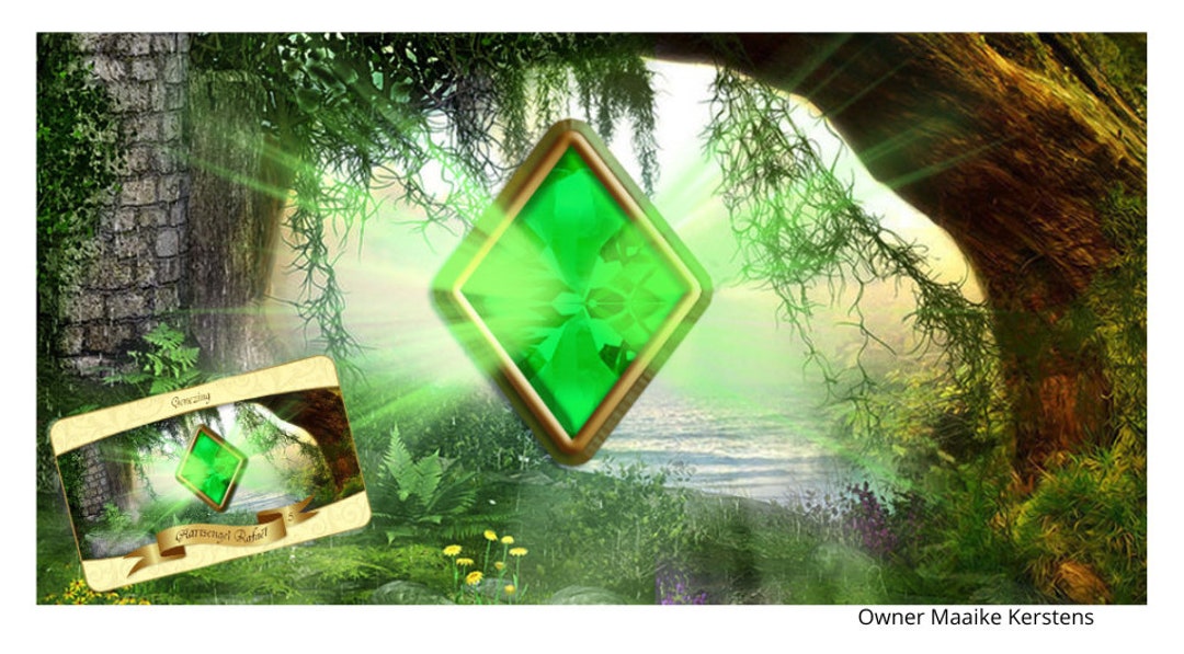 Healing of Archangel Raphael With His Green Window Symbol - Etsy